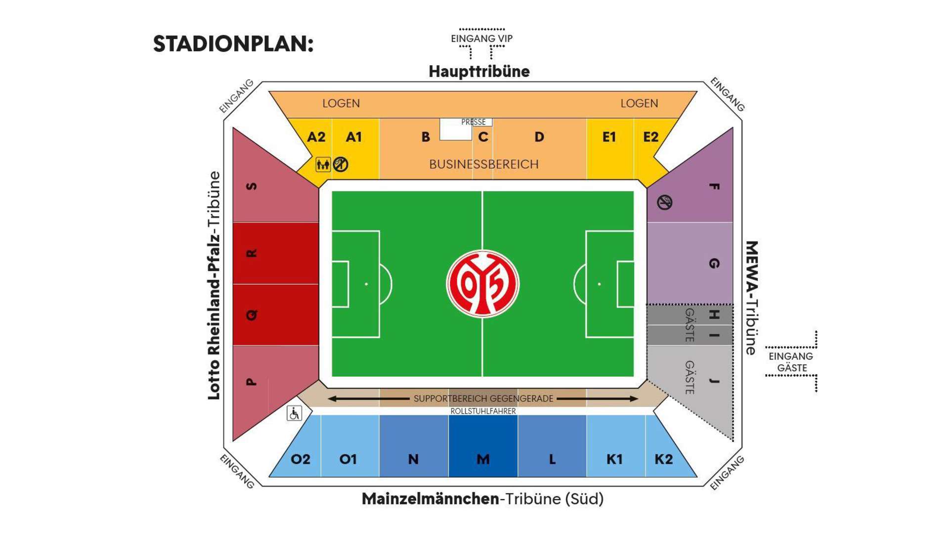 Auswärtsinfos zum Spiel bei Mainz 05