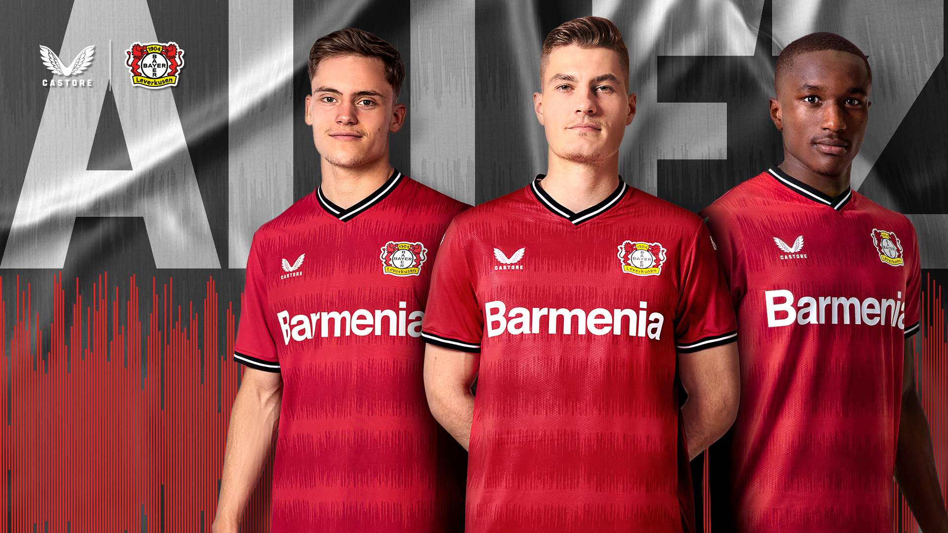 „Leverkusen allez“ – Bayer 04 und Castore präsentieren neues Heimtrikot | Bayer04.de